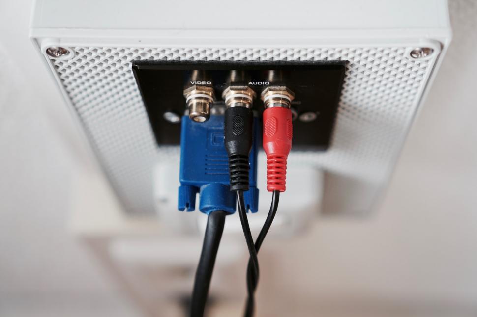 Free Stock Photo of Plugged Wires in Wall Outlet | Download Free Images ...