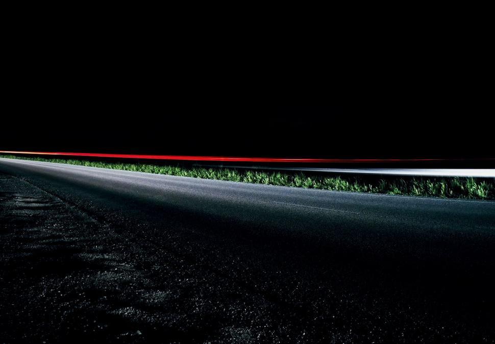 Free Stock Photo of Car Driving Down Dark Road at Night | Download Free ...
