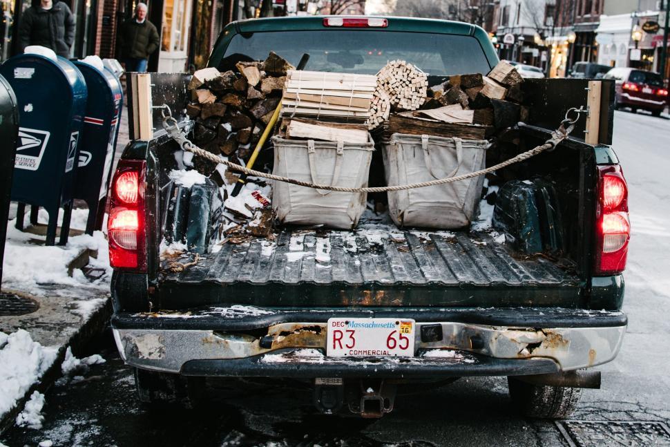 Free Stock Photo of Truck Loaded With Bags in Its Bed | Download Free ...
