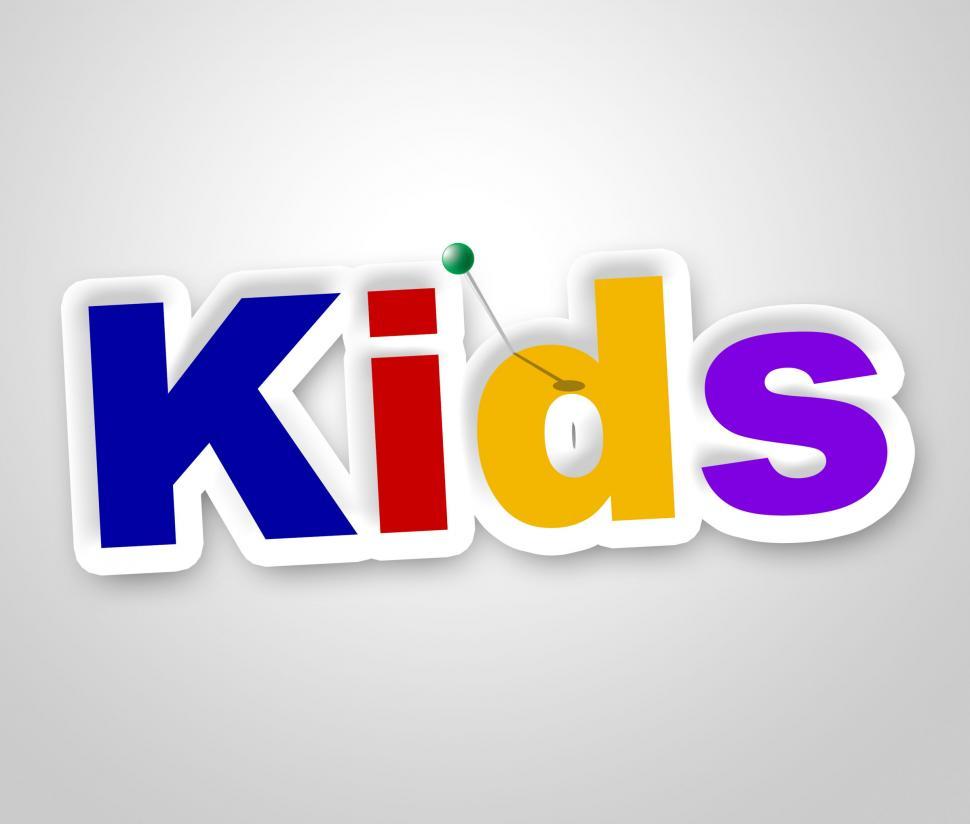 Free Stock Photo of Kids Sign Represents Message Advertisement And ...