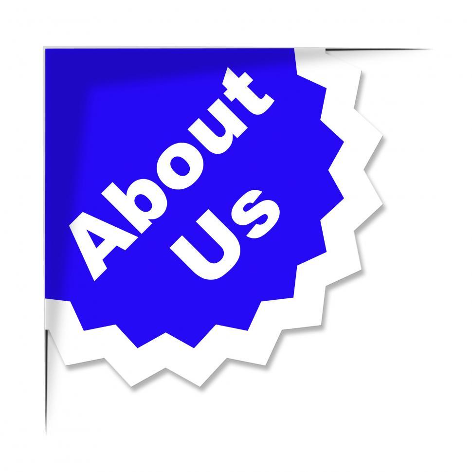 Free Stock Photo of About Us Label Shows World Wide Web And About-Us ...