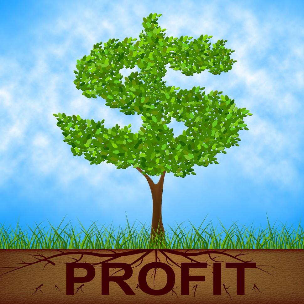 Free Stock Photo of Profit Tree Shows United States And Banking ...