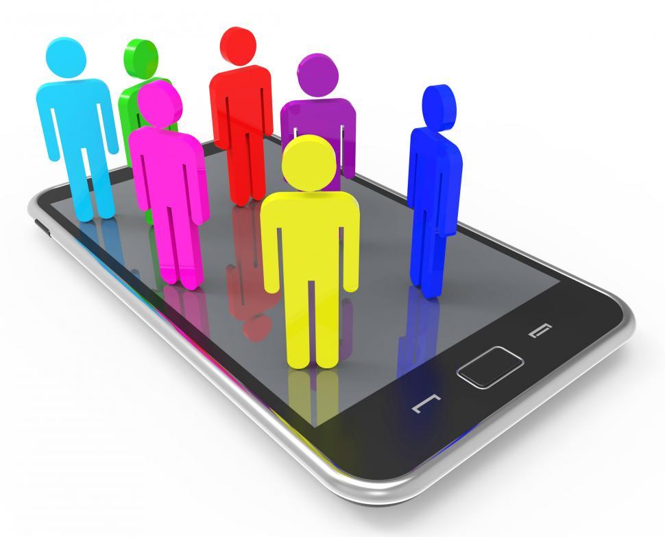 Free Stock Photo of Phone Communication Indicates Network Server And ...