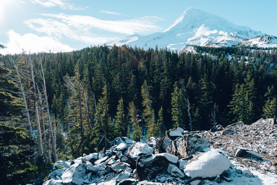 Free Stock Photo of valley mountain glacier natural depression ...