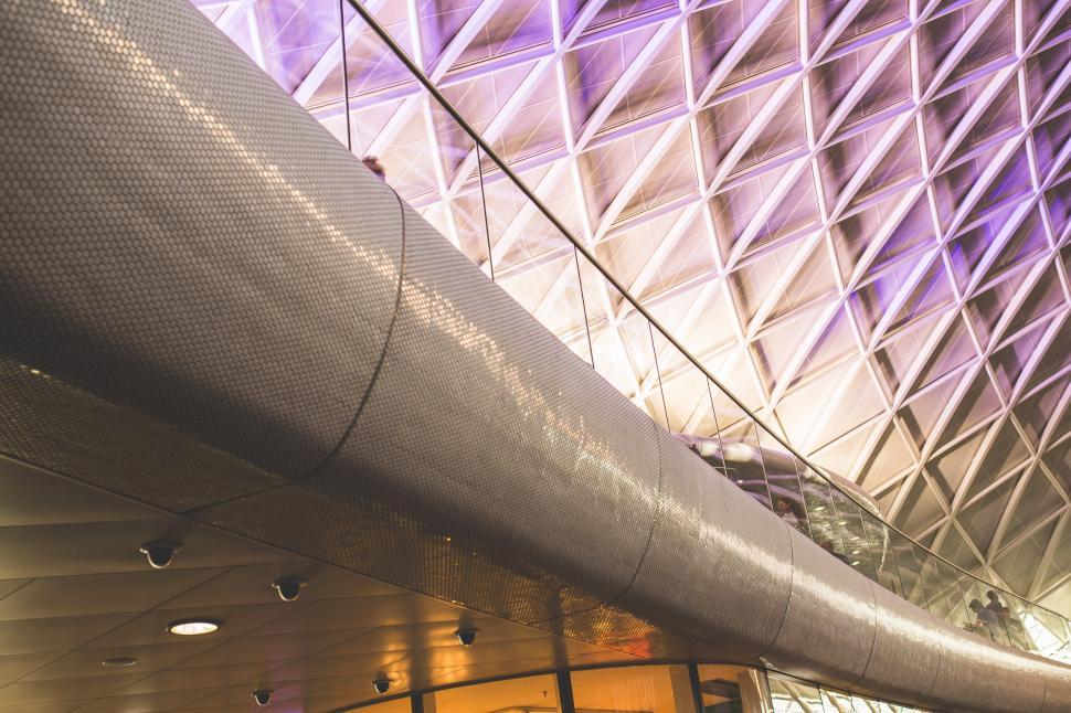 Free Stock Photo of Large Metal Object Hanging From Building Ceiling ...