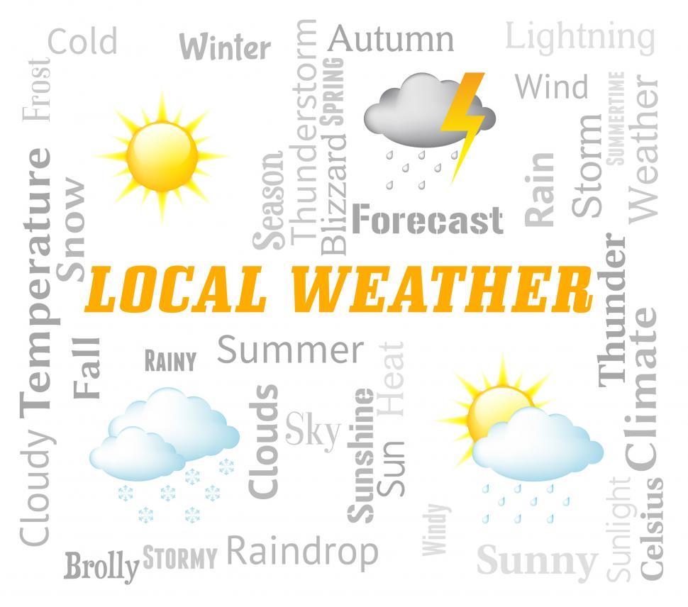 Free Stock Photo of Local Weather Means City Or Town Forecast ...