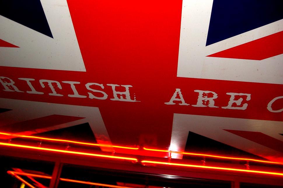 Free Stock Photo of British Flag With the Words British Written on It ...