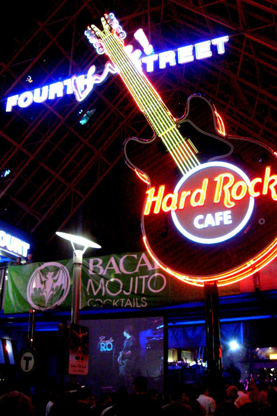 Free Stock Photo of Neon Sign for Hard Rock Cafe and Casino | Download ...