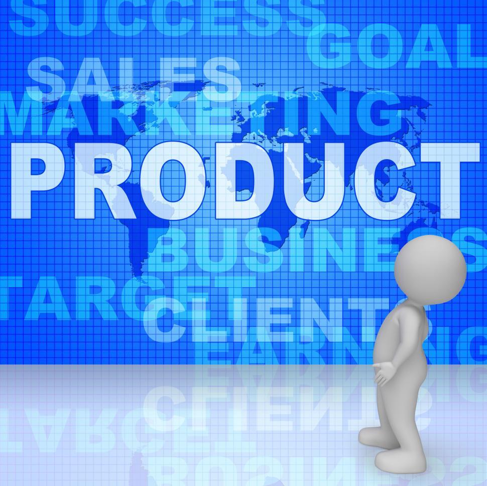 Free Stock Photo of Product Words Represents Made In 3d Rendering ...