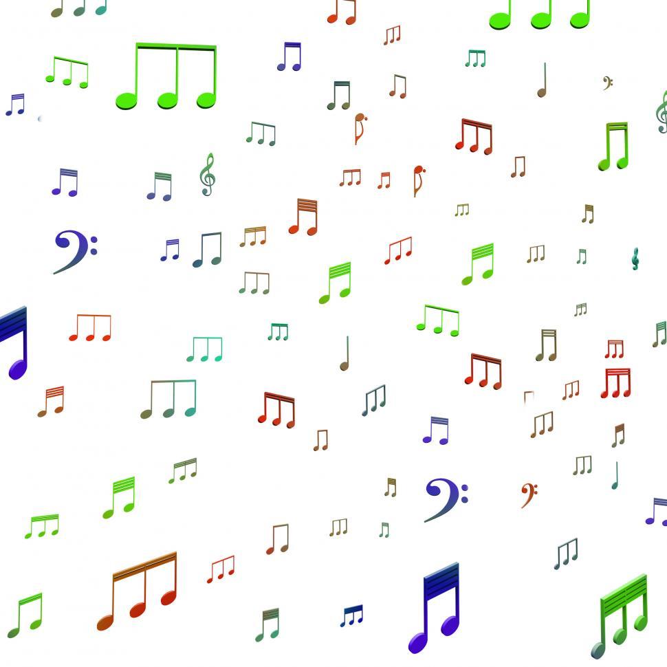 Free Stock Photo of Musical Notes Shows Music Audio Sound Or ...