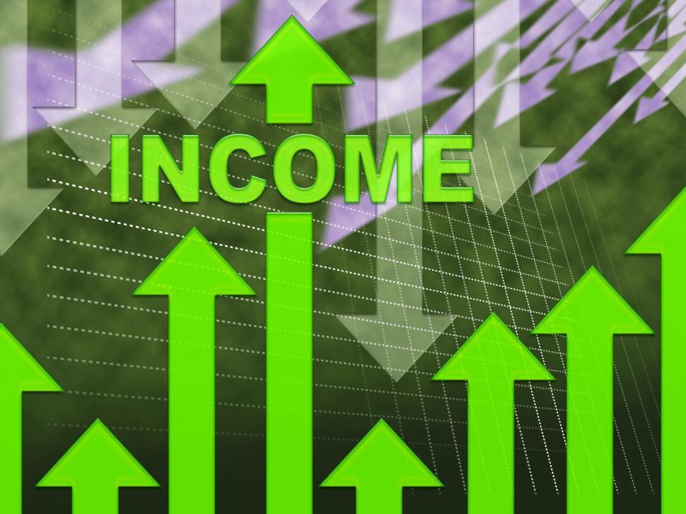 Free Stock Photo of Income Graph Shows Incomes Revenue And Salaries ...