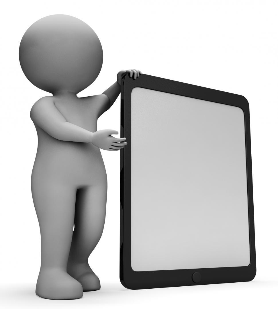 Free Stock Photo of Character Sign Means Text Space And Blank 3d ...