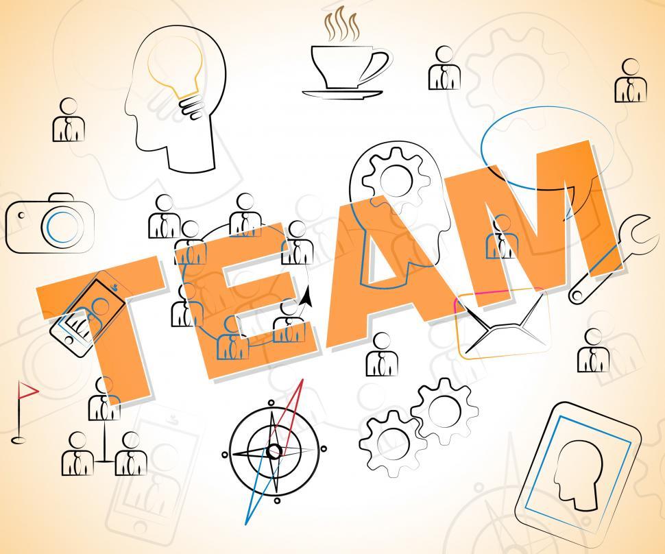 Free Stock Photo of Business Team Shows Community Combined And Commerce ...