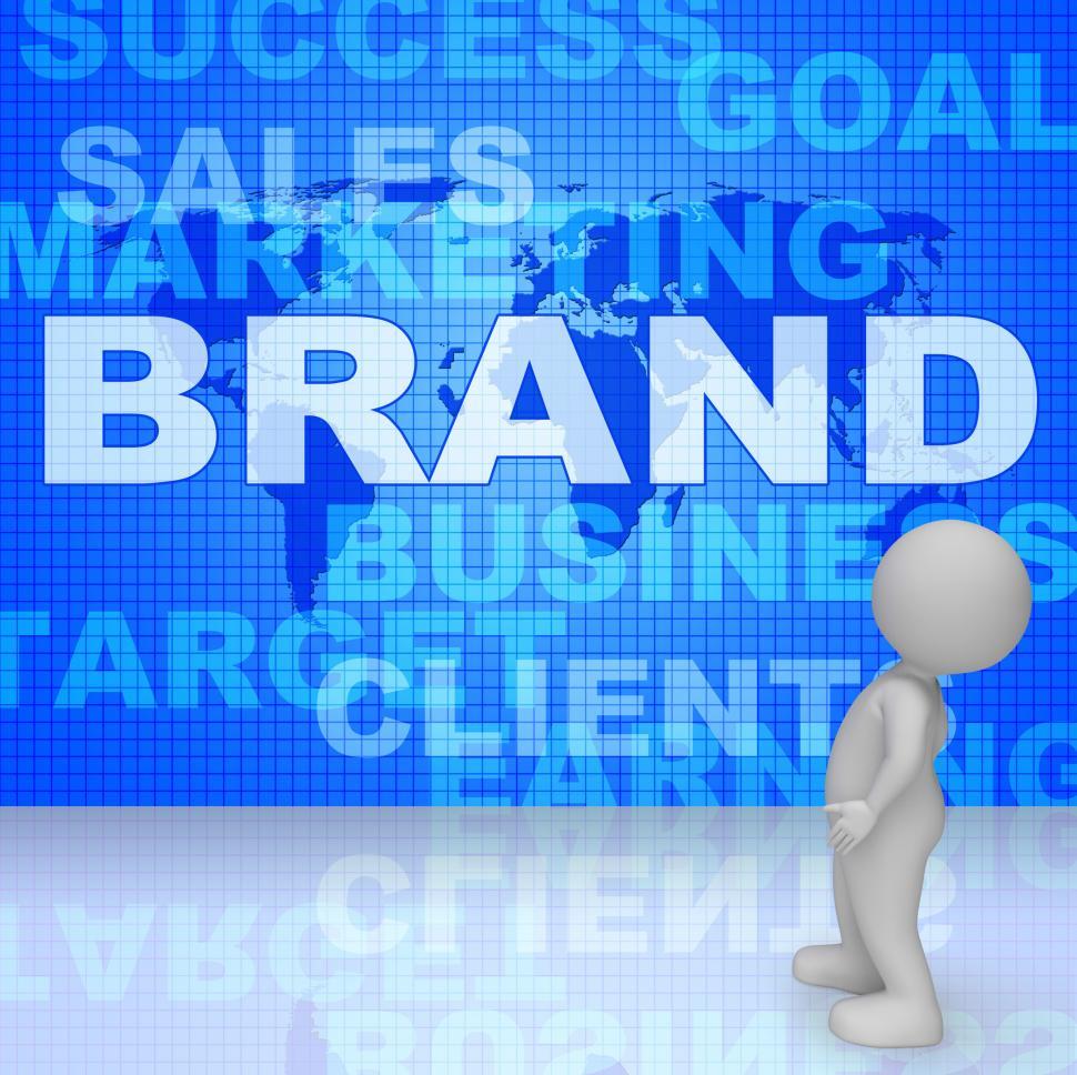 Free Stock Photo of Brand Word Indicates Company Identity 3d Rendering ...