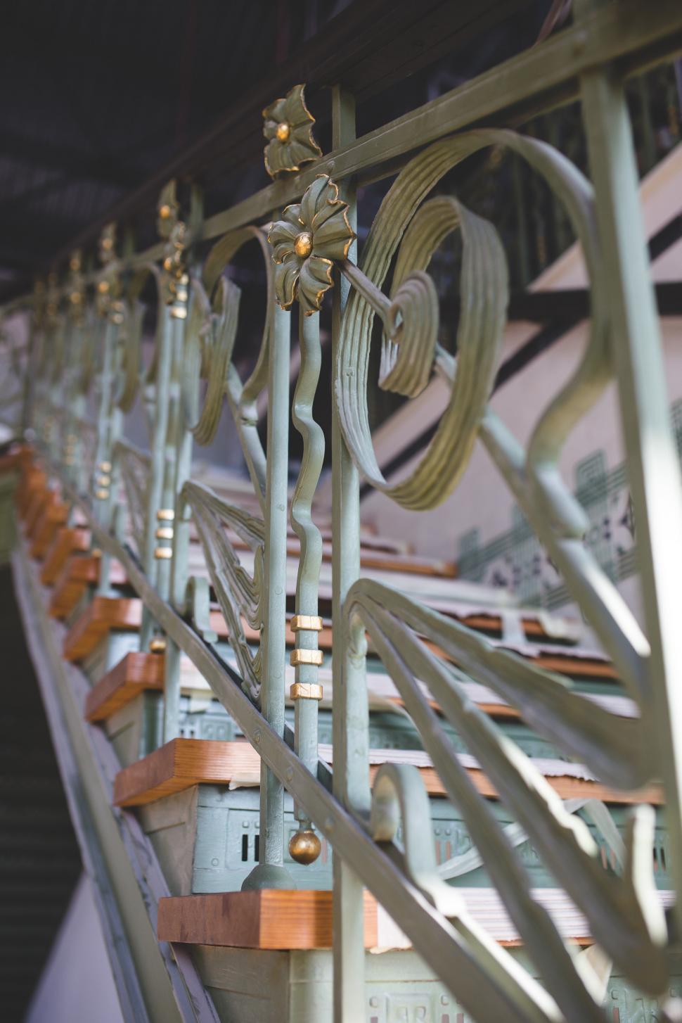 Free Stock Photo of Metal Railing With Clock | Download Free Images and ...