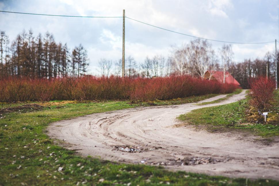 Free Stock Photo of Dirt Road Cutting Through Field | Download Free ...