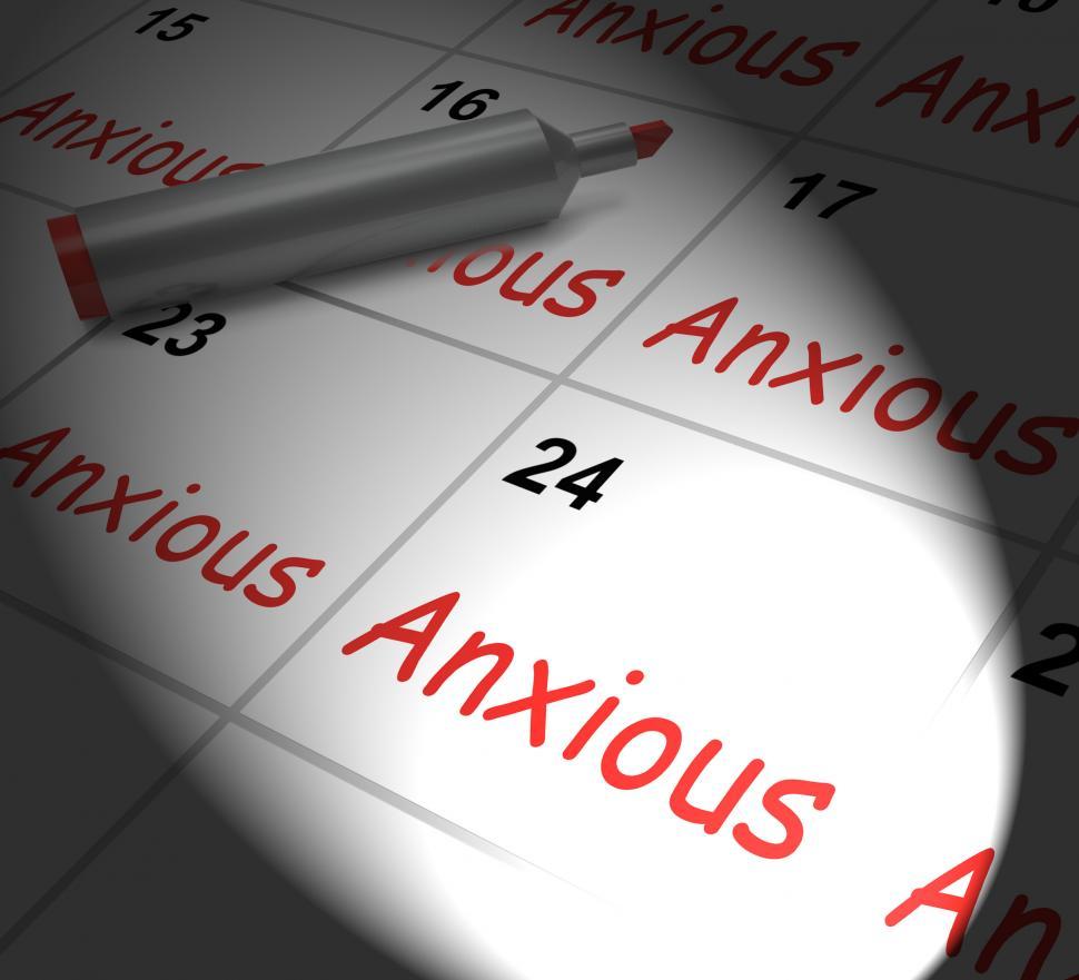 Free Stock Photo of Anxious Calendar Displays Worried Tense And Uneasy ...
