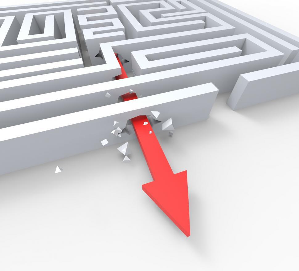 Free Stock Photo of Break Out Of Maze Shows Overcome Puzzle Exit ...