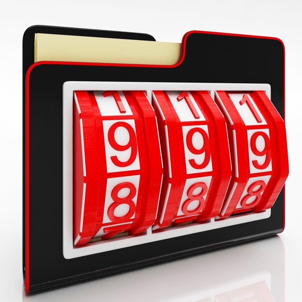 Free Stock Photo of Combination Lock On File Shows Protection ...