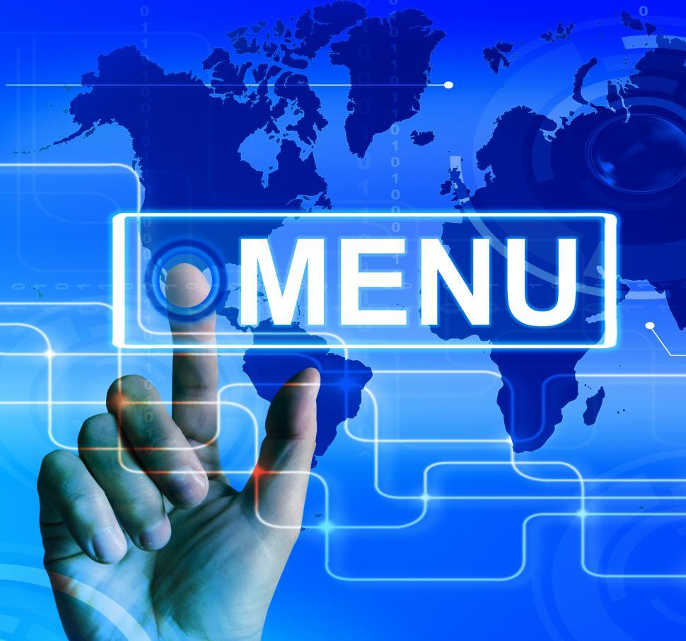Free Stock Photo of Menu Map Displays International Choices and Options ...