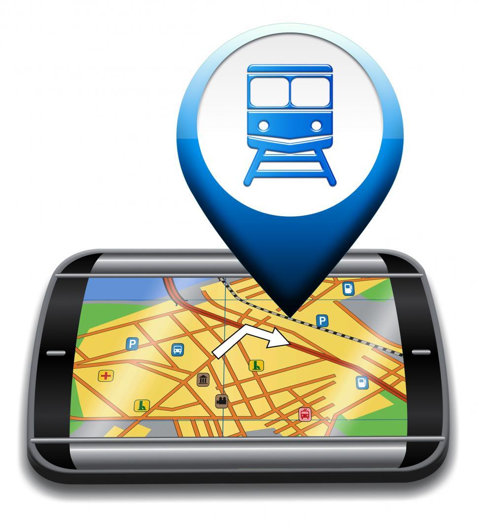 Free Stock Photo of Railway Station Gps Represents Rail Direction And ...