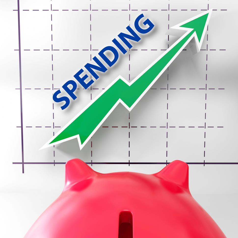 Free Stock Photo of Spending Graph Means Rise In Outgoings And Costs ...
