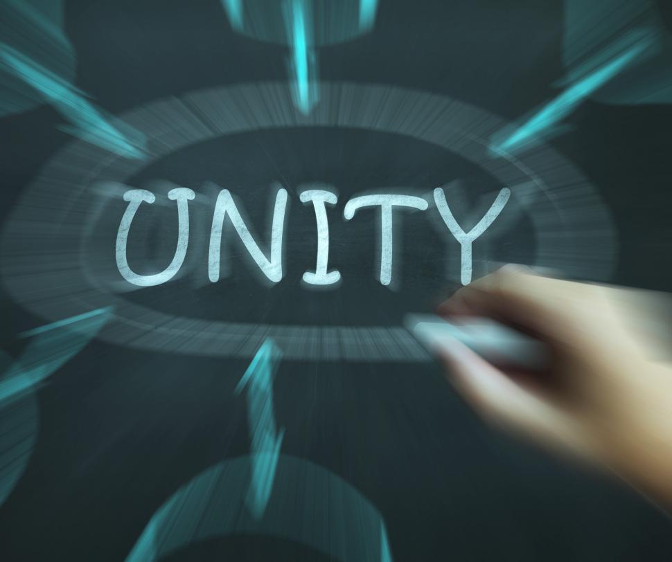 Free Stock Photo of Unity Diagram Means Working As Team And Cooperation ...