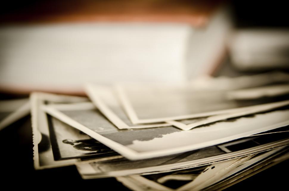 Free Stock Photo of A Pile of Photos on a Table | Download Free Images ...