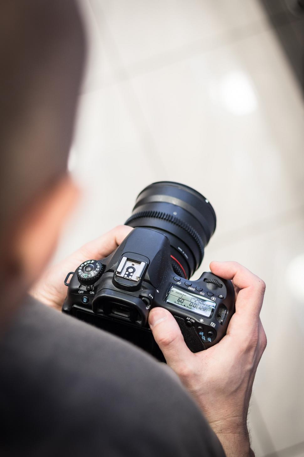 Free Stock Photo of Man Holding Camera | Download Free Images and Free ...