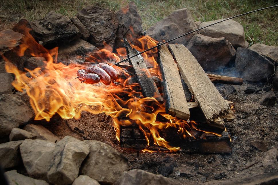 Free Stock Photo of Intense Fire Burning in Field | Download Free ...