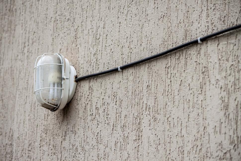 Free Stock Photo of Rusty exterior light and cable | Download Free ...
