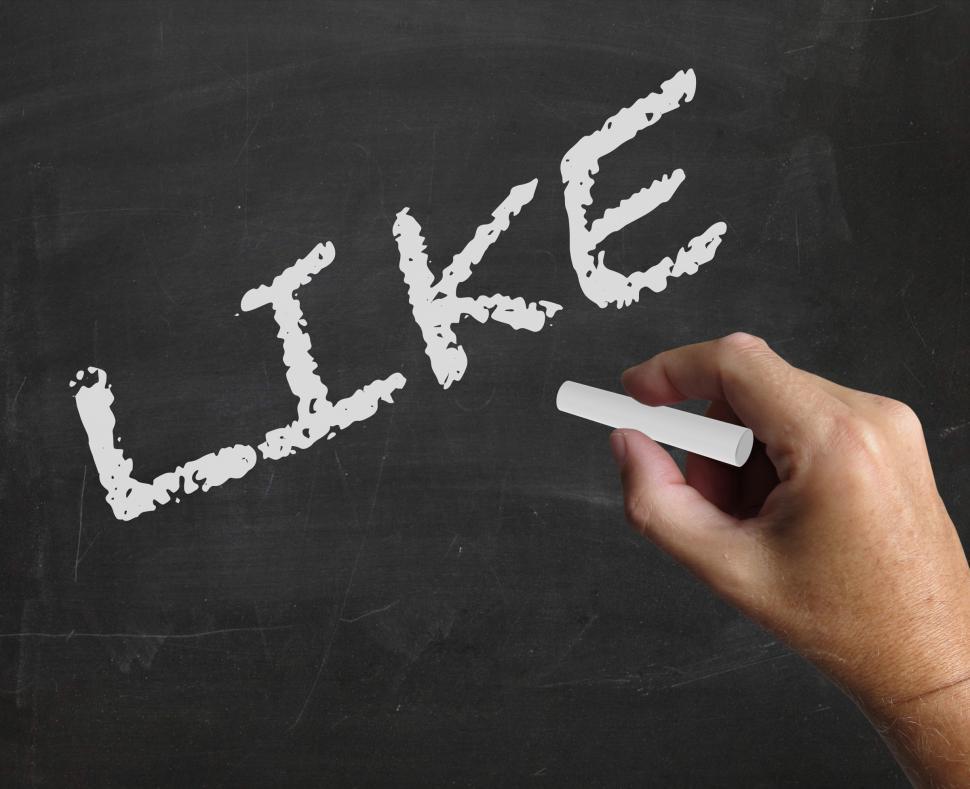Free Stock Photo of Like Word Shows Friend Recommend And Internet ...
