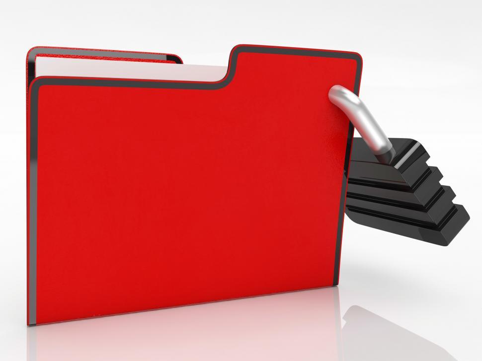 Free Stock Photo of File With Padlock Shows Security | Download Free ...
