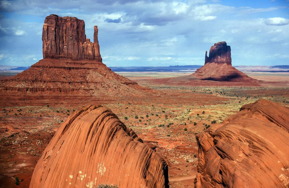 Free Stock Photo of West and East Mitten Buttes | Download Free Images ...