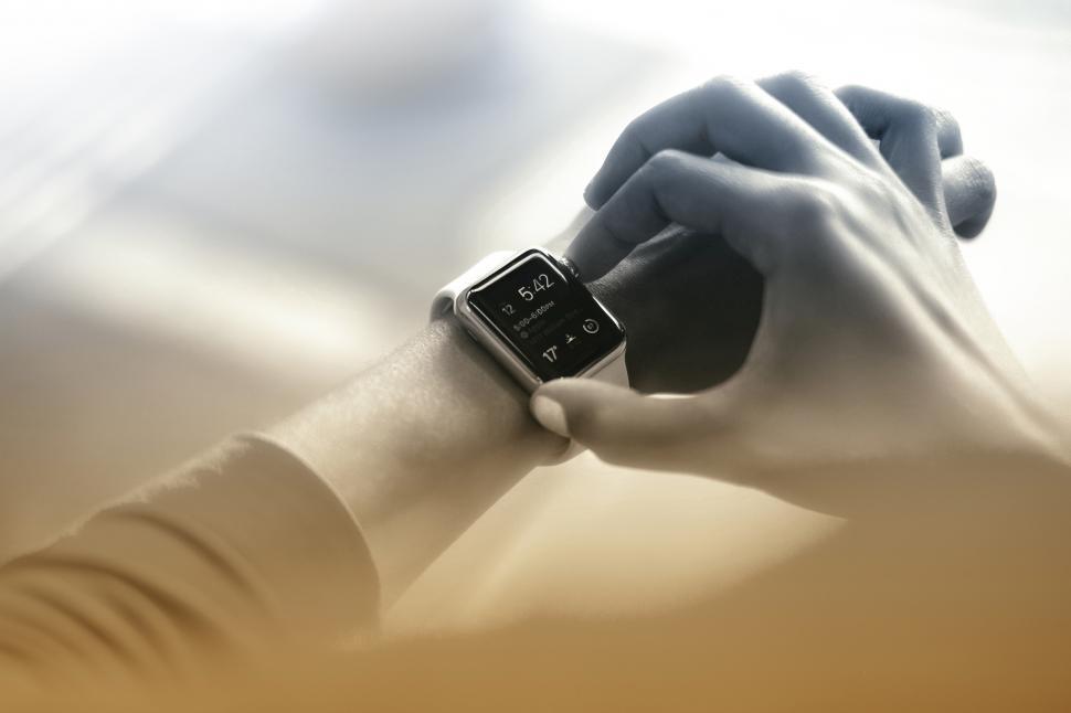 Free Stock Photo of It Is Time - Checking the Time on Smartwatch ...
