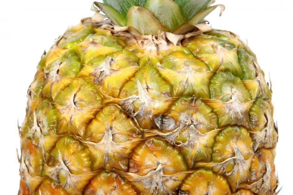 Free Stock Photo of Close Up of Pineapple on White Background ...