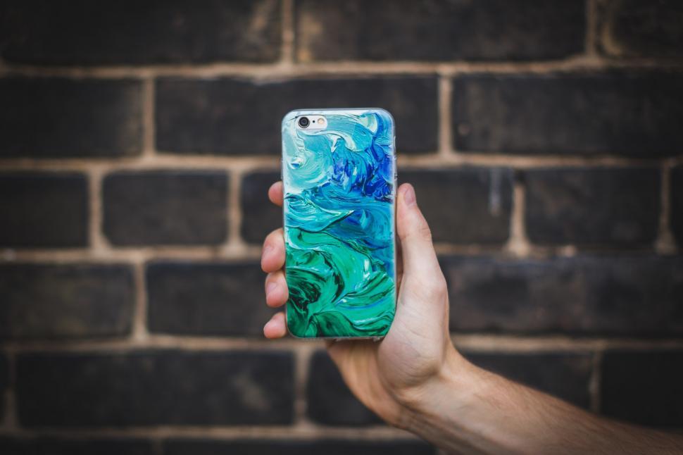 Free Stock Photo of Hand Holding Smart Phone Case | Download Free ...