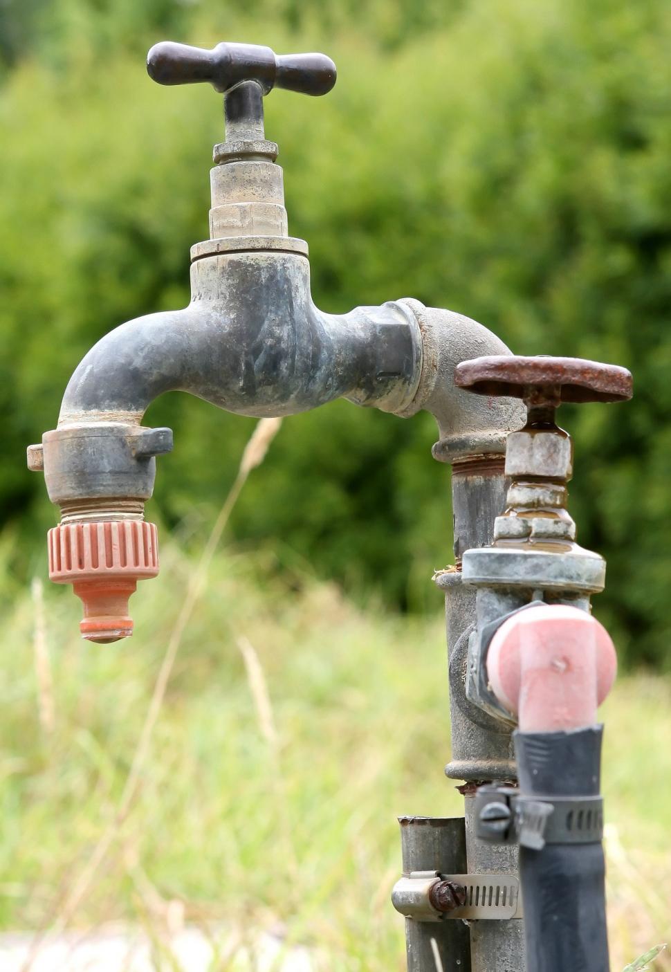 Free Stock Photo of Two Colorful Water Faucets in a Bathroom | Download ...