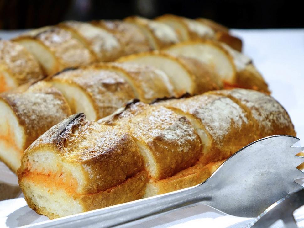 Free Stock Photo of Close Up of Bread on Plate With Fork | Download ...