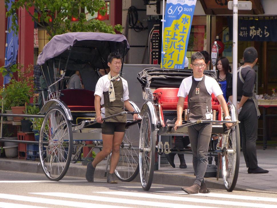 Free Stock Photo of Two People Riding in a Rickshaw Pulled by a Horse ...
