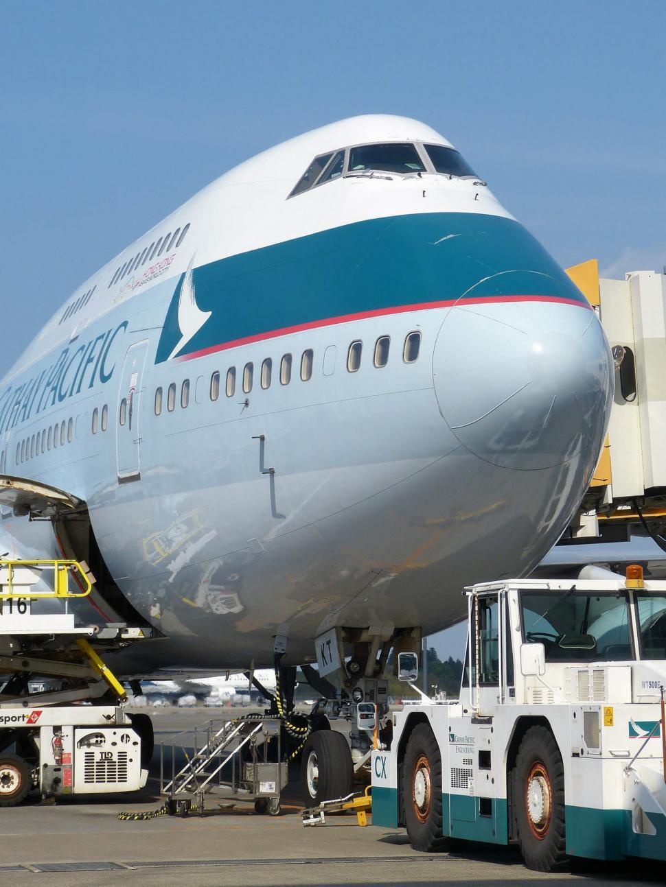 Free Stock Photo of Large Jetliner Parked on Airport Tarmac | Download ...
