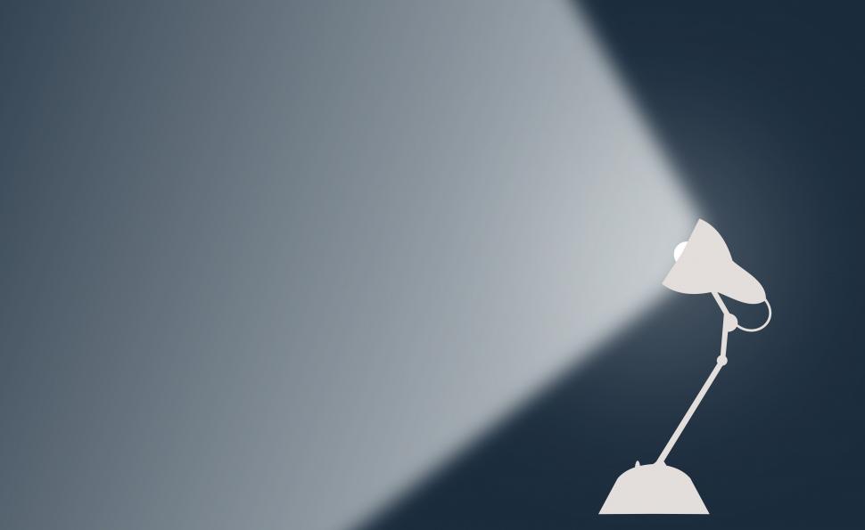 Free Stock Photo of Desk Lamp Casting Light - With Copyspace | Download ...