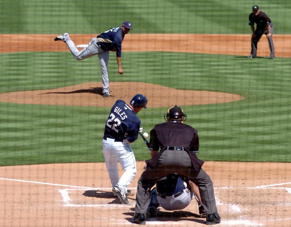 Free Stock Photo of Group of Men Playing Baseball on Field | Download ...