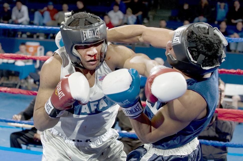 Free Stock Photo of Two Men Fighting in a Boxing Ring | Download Free ...