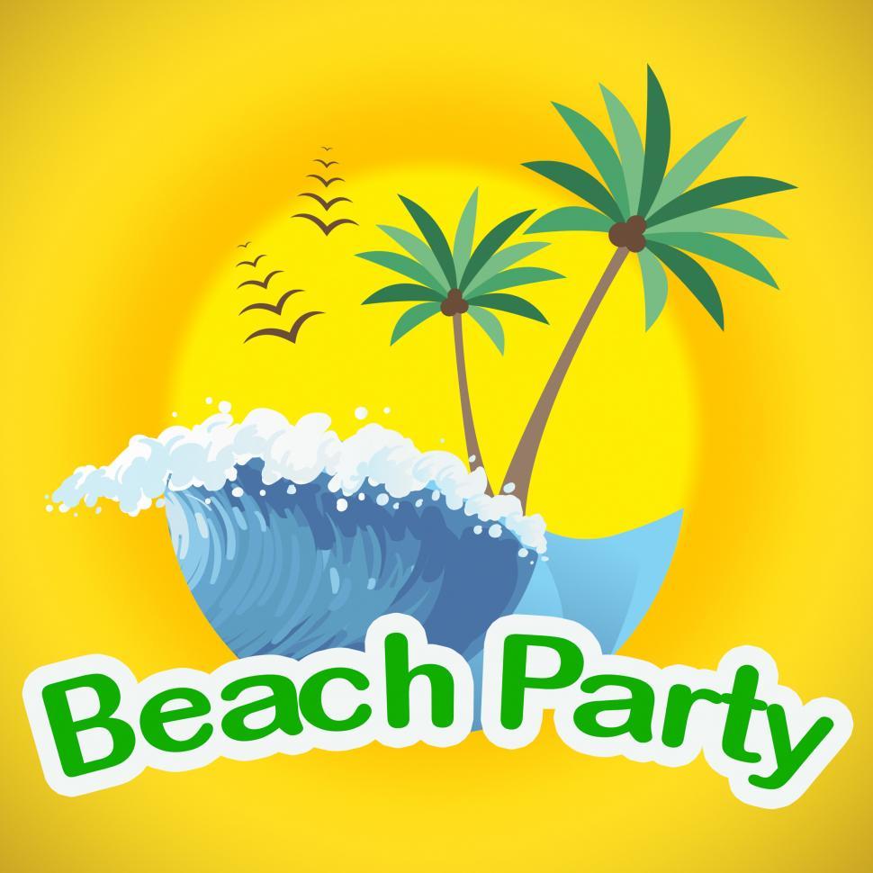 Free Stock Photo of Beach Party Indicates Summer Time And Beaches ...