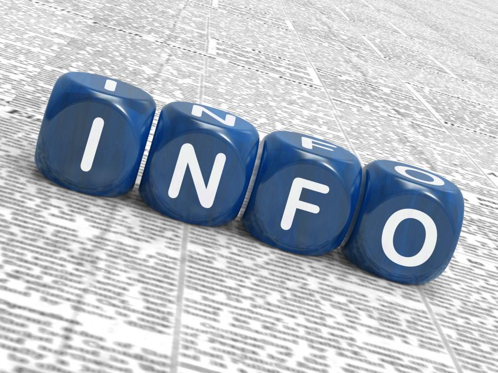 Free Stock Photo of Info Dice Mean Knowledge Data And Descriptions ...