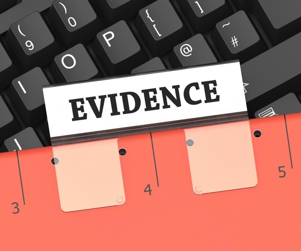 Free Stock Photo of Evidence File Means Forensic Facts And Folders 3d ...