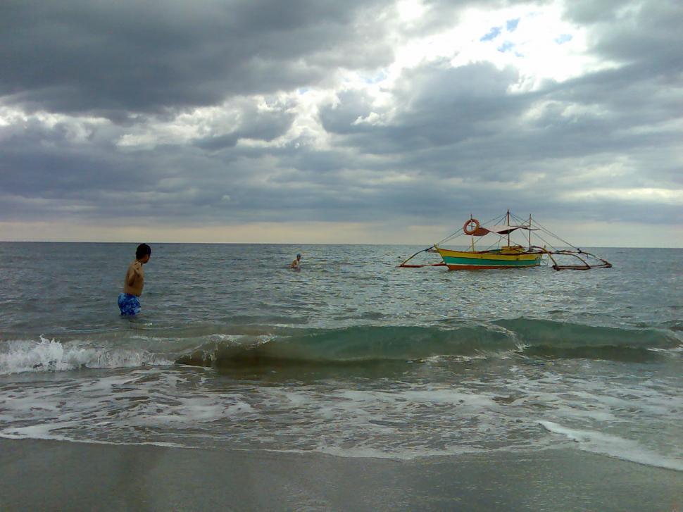 Free Stock Photo of Wading by the gentle waves | Download Free Images ...
