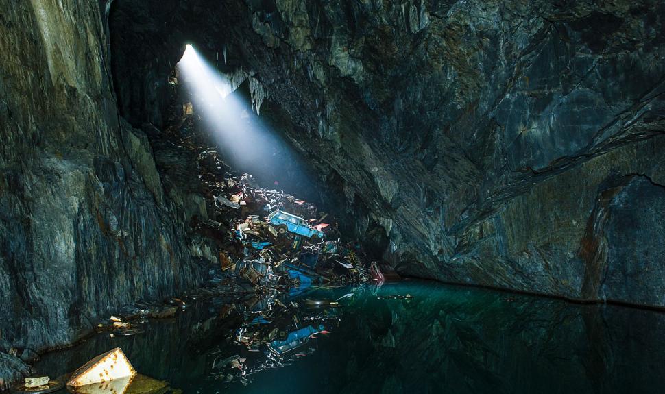 Free Stock Photo of Light Illuminates Cave Interior | Download Free ...