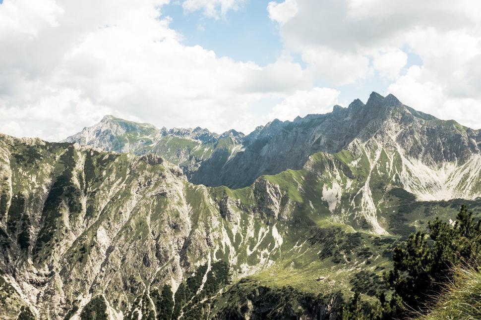 Free Stock Photo of mountain range valley landscape mountains alp ...